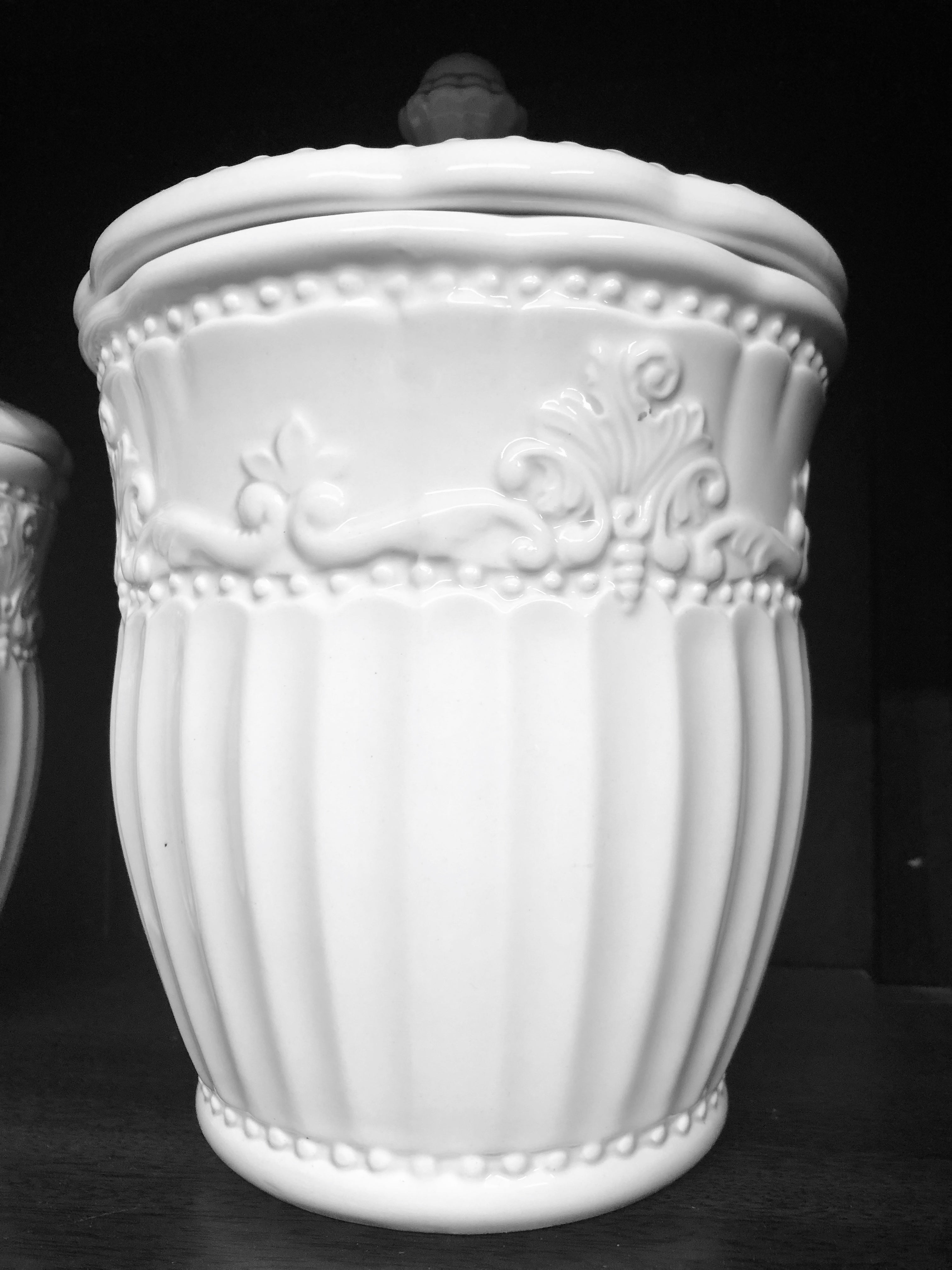 Ceramic White Containers – SOMETHING FROM SOMEWHERE